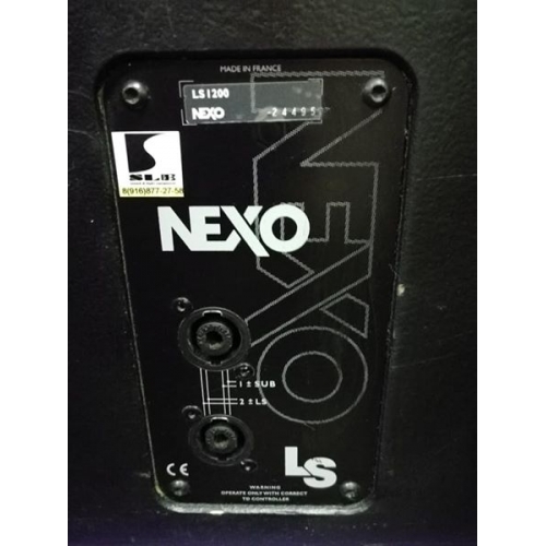 NEXO LS1200, NEXO, Звук, Пассивные