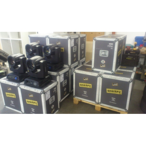 Clay Paky Sharpy Beam, Приборы на лампе